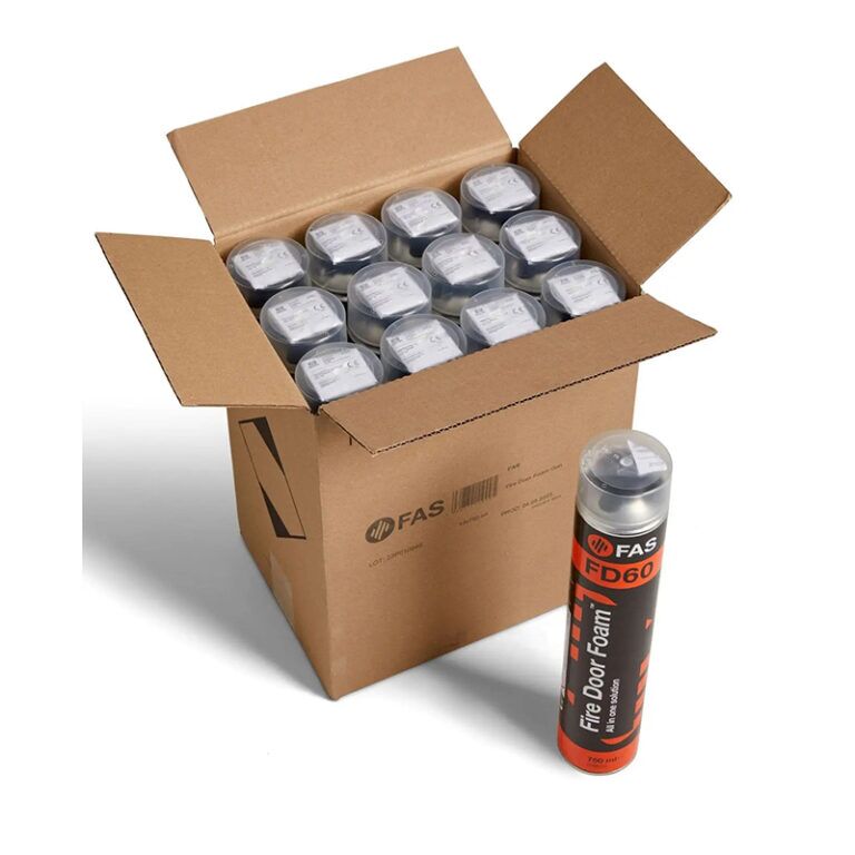 FAS Fire Door Foam - 750ml Cam - Orange - Box of 12 | Welling UK